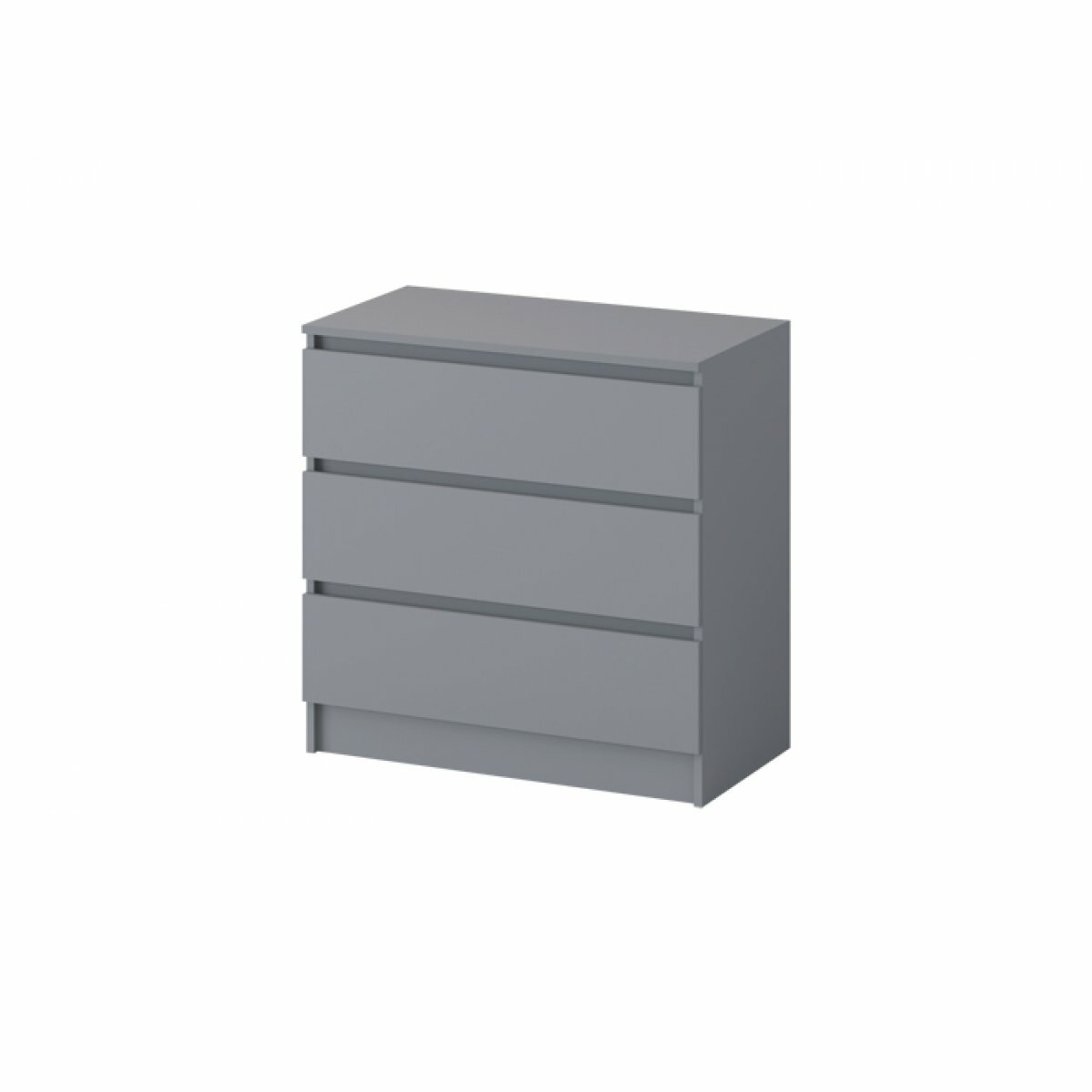 Комод для одежды и вещей №1 "Акация" , 3 ящ, 80х44х80 см, графит