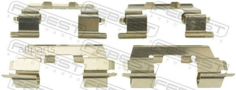 FEBEST 1203-ACCF Монтажный комплект для дисковых колодок HYUNDAI ACCENT 00 (INDIA PLANT-GEX) 2000- FEBEST 1203-ACCF