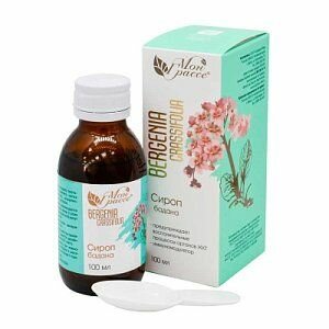 Сироп бадана Bergenia Crassifolia (для ЖКТ), 100 мл