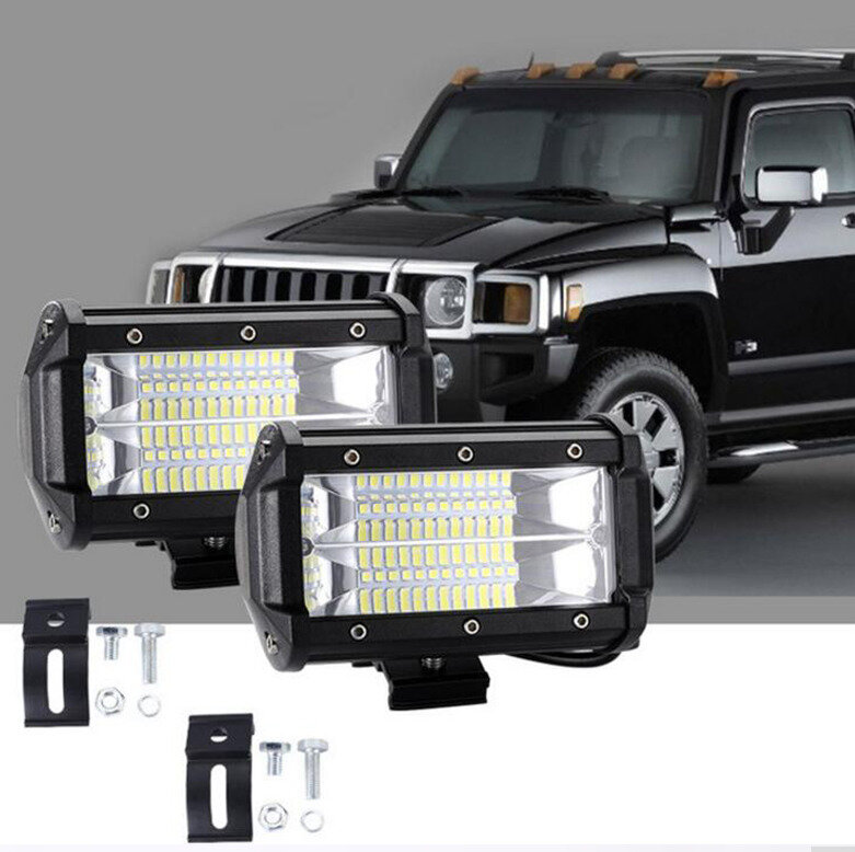 Дополнительная светодиодная фара 72W, автосвет 9-32V, ближний свет, автомобильная фара (1 штука)