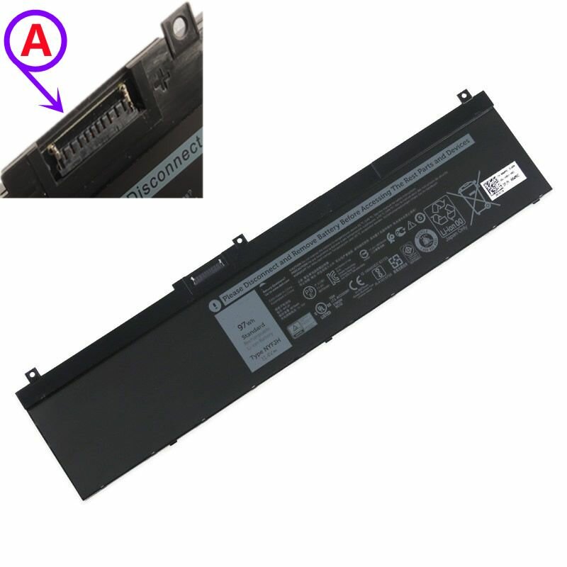 Аккумулятор MyPads для Dell Precision 7330 7540 7530 7730 7740, 11.4V 97Wh, type A