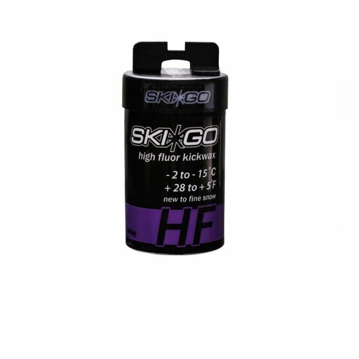Мазь держания SKIGO HF Kickwax Violet (новый снег) -2/-15 45 гр,