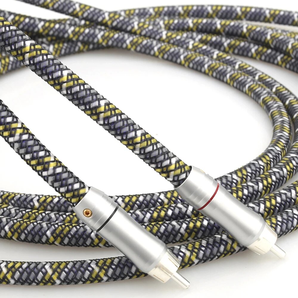 Viborg A52 HI-End аудиокабель RCA-RCA 1m