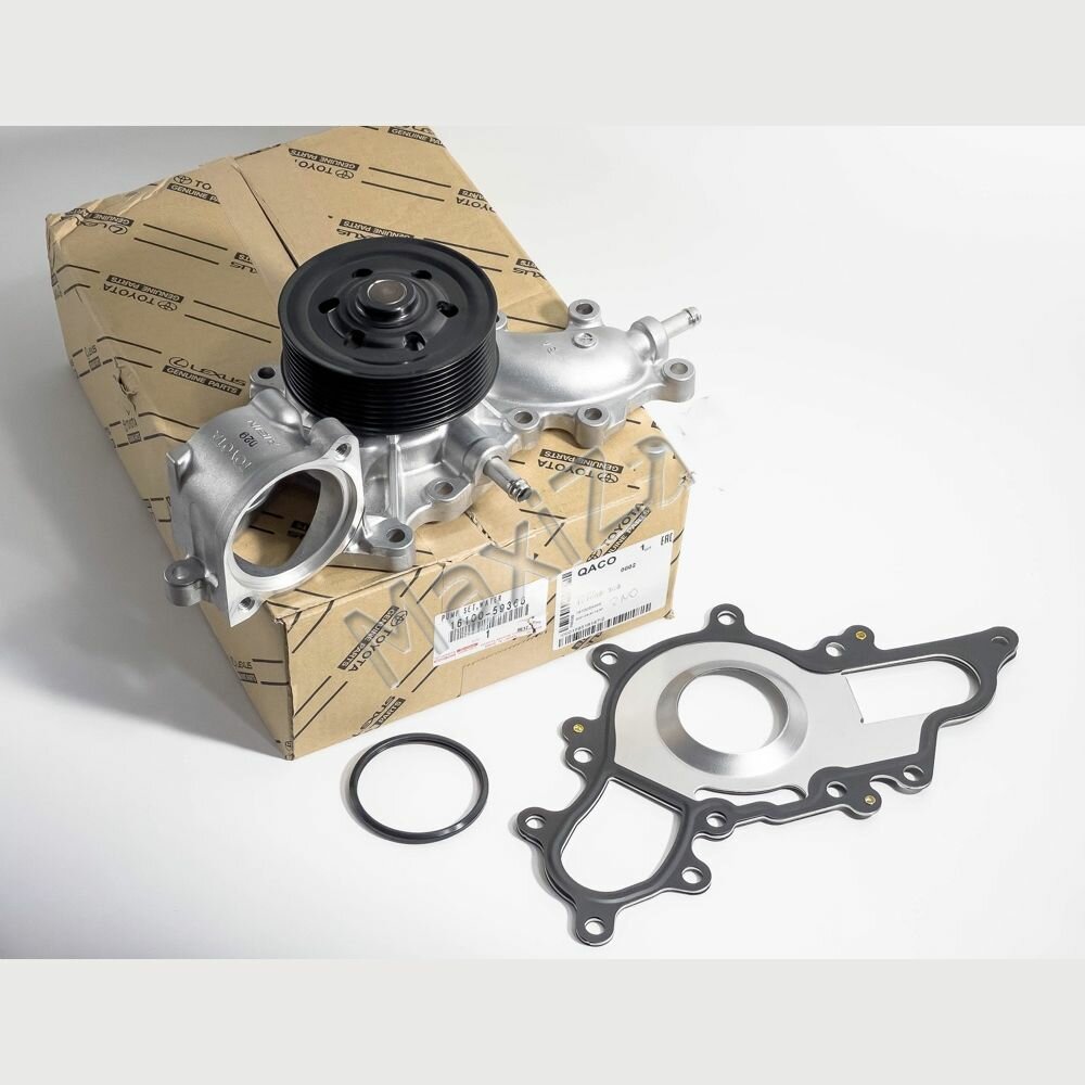 Насос водяной Toyota 1610059366, для Land Cruiser, металл, черный