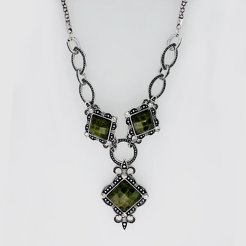 Колье, перламутр, стекло