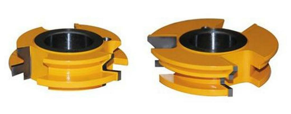 Набор фрез для изготовления вагонки (D81/90,5мм d32мм H32мм) Энкор (19356)