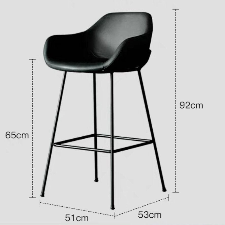 Барный стул Finley (Цвет темно-зеленый / 65см)