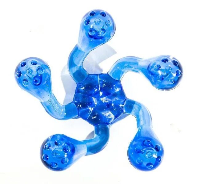 Массажер Лапонька чудо краб с шипами, синяя