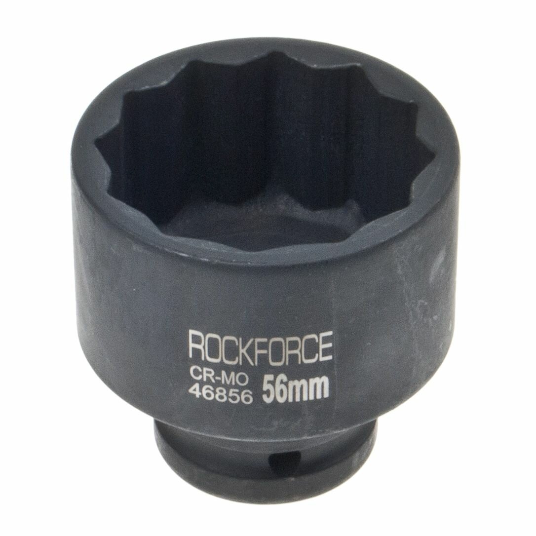 Головка ударная глубокая 3/4", 56мм 12-гранная ROCKFORCE RF-46856