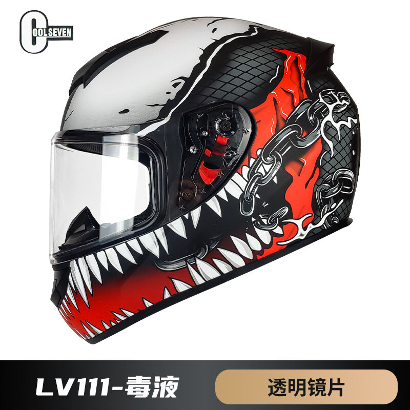 Шлем Four Seasons Venom, для электромобилей, DOT, M, с линзой