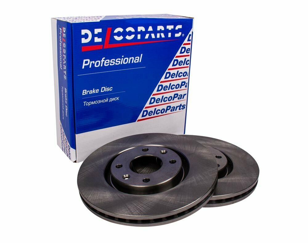 Диск тормозной 1 шт! передний для Ситроен Берлинго, Пежо Партнер, Опель Корса DelcoParts 19177376