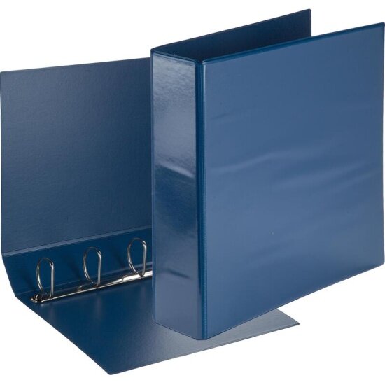 Папка Attache на 4-х кольцах Панорама 75мм синяя