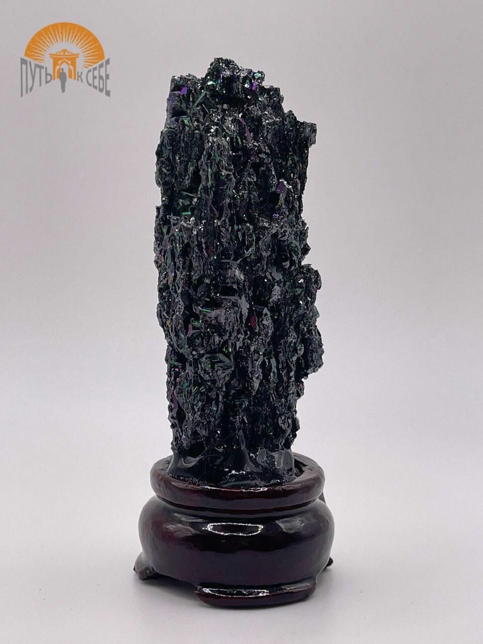 Минерал Карборунд, друза на подставке 75мм