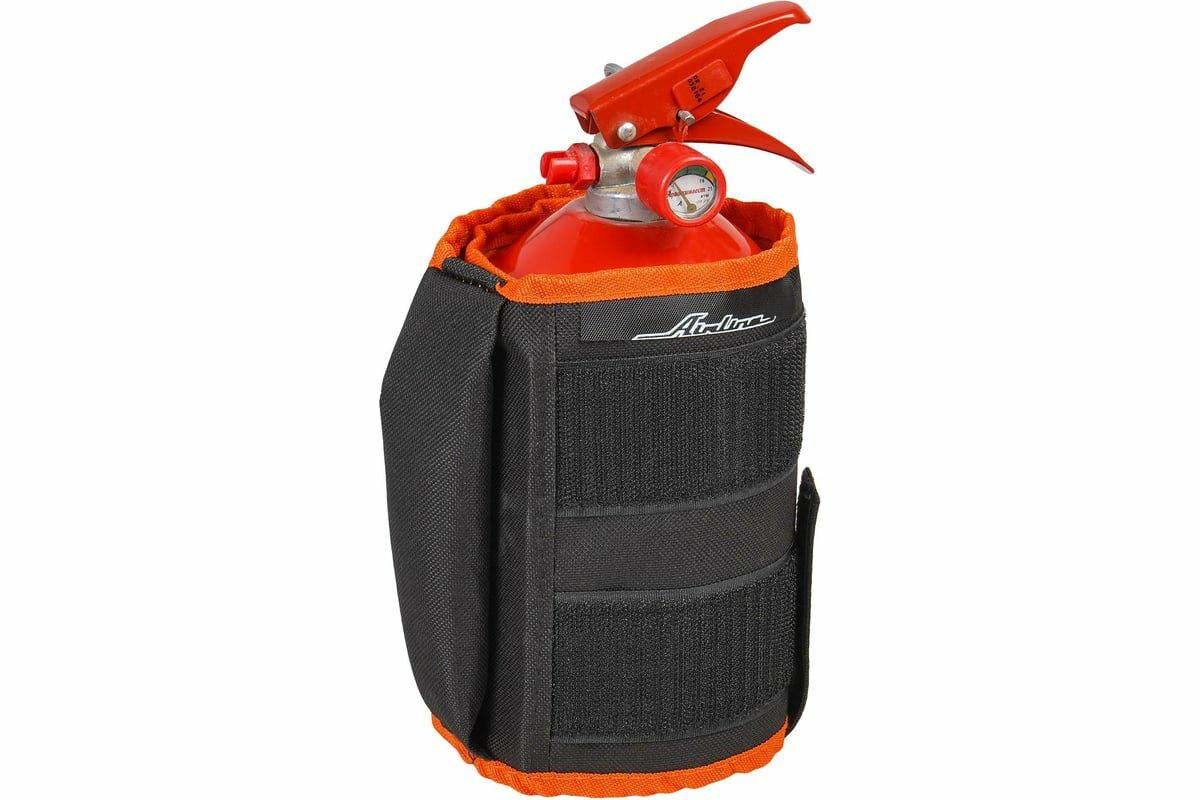 AO-HE-25 чехол-фиксатор для огнетушителя ОП-1-ОП-5 Airline полиэстер черно-оранжевый