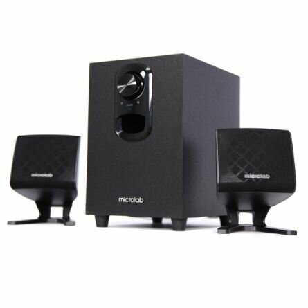 Колонки 2.1 Microlab M-108 (80003155) черные - 10 Вт, питание - сеть 220В