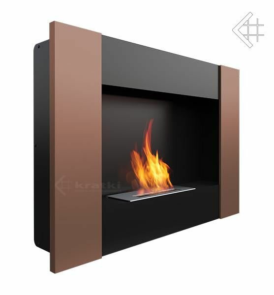 Биокамин Kratki BRAVO 2, Металл, медь, 90,2x65x20 см.