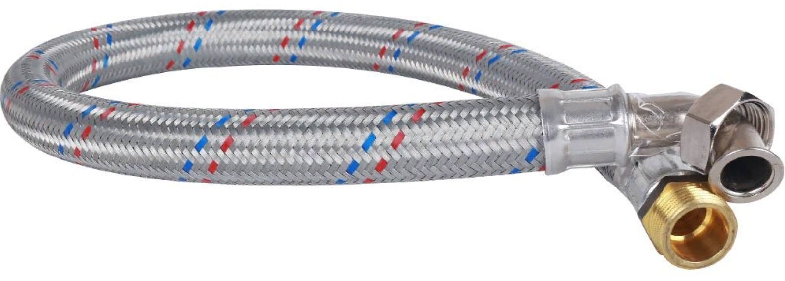 STOUT Гибкая подводка для воды угловая НР 1 х ВР 1, 1000мм