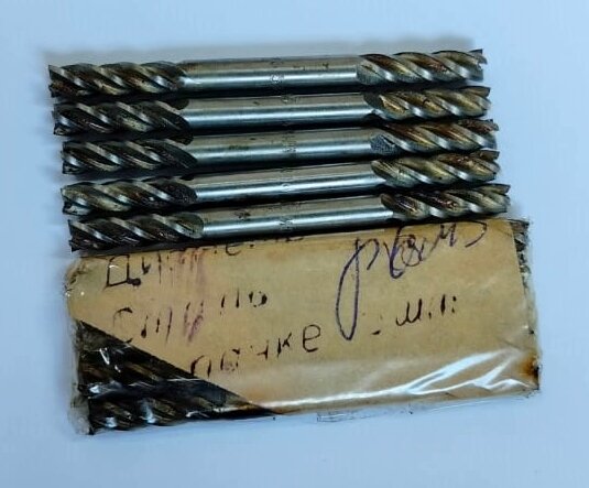 Фреза концевая с ц/хв Ф5 z-4 Р6М5 двухсторонняя ИНЗ (5 шт)