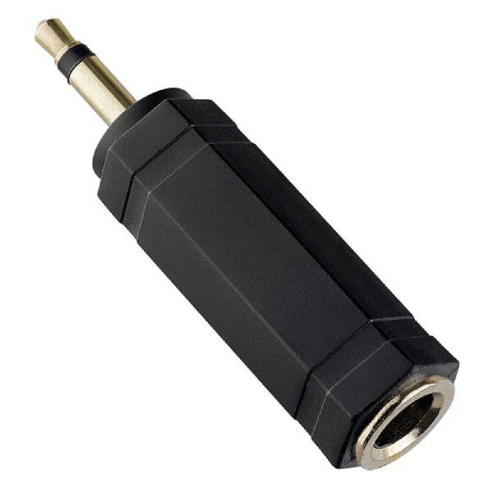 Perfeo переходник Переходник Jack 6.35 мм розетка - Jack 3.5 мм вилка, стерео-аудио A7024