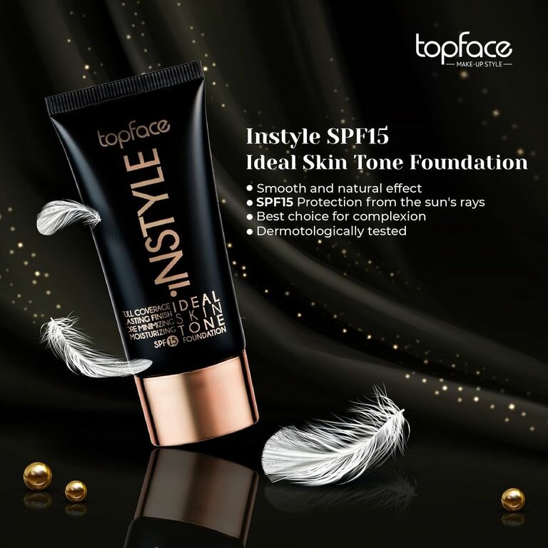 Topface Тональный крем Instyle Ideal Skin SPF15 РТ458, тон 005 слоновая кость