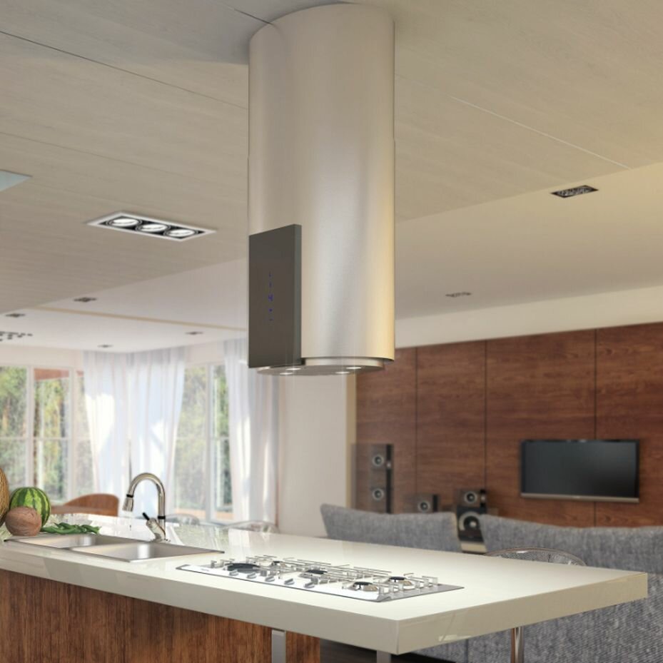 Вытяжка кухонная Konigin Equilibrium Steel Glass цилиндрическая