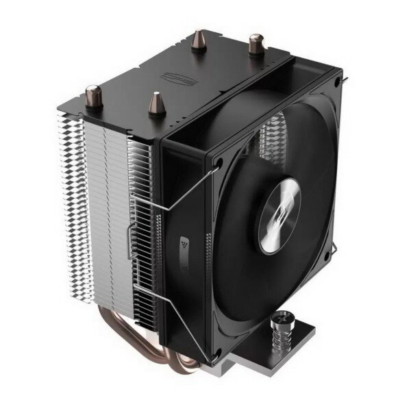 Кулер для процессора PCCooler R200 S115X/1200/1700/AM4/AM5 (TDP 110W, 90мм Non LED Fan, 2 тепловые трубки 6мм, 2200RPM, 28,3dBa)