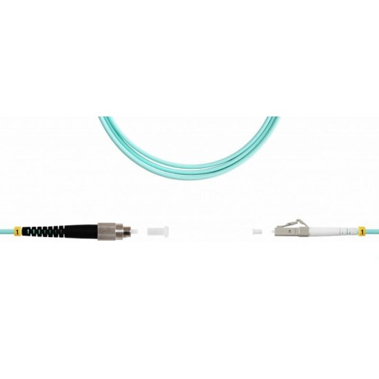 Патч-корд оптический Toplan , симплексный, FC/PC-LC/PC, MM 50/125 (OM3), 100 м, LSZH