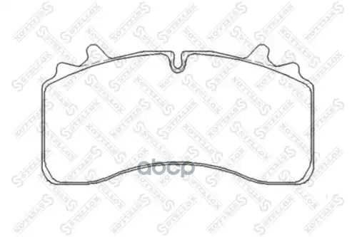 Колодки дисковые ! с р/к 29162 22.5' Shacman X6000, SAF SKRB 9022WI, Wabco Integral Stellox арт. 8511427SX