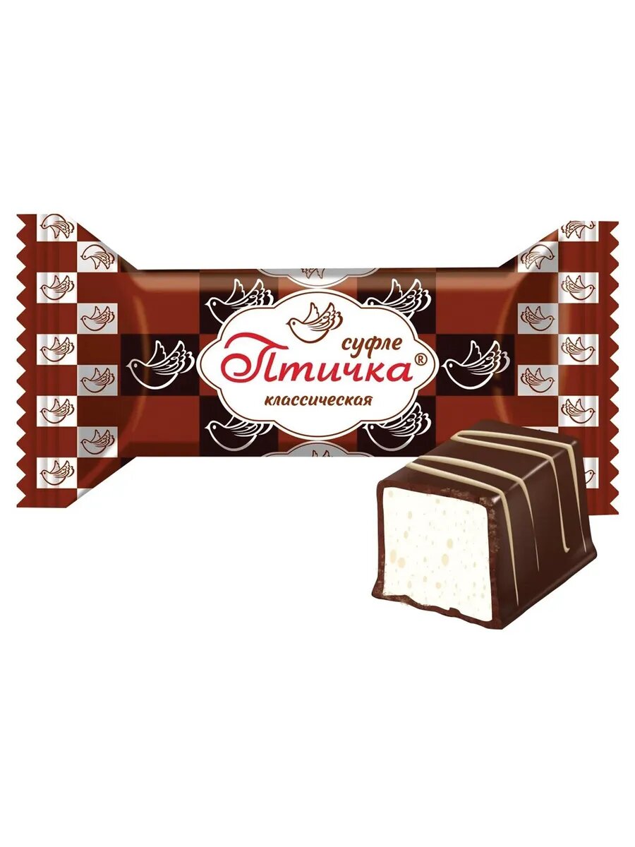 Конфеты Птичка суфле в шоколаде 1000 г