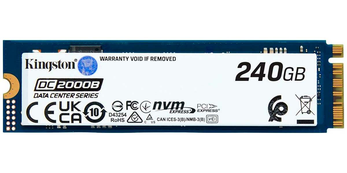 SSD накопитель Kingston M.2 DC2000B 240GB PCIe 4.0 (SEDC2000BM8/240G)