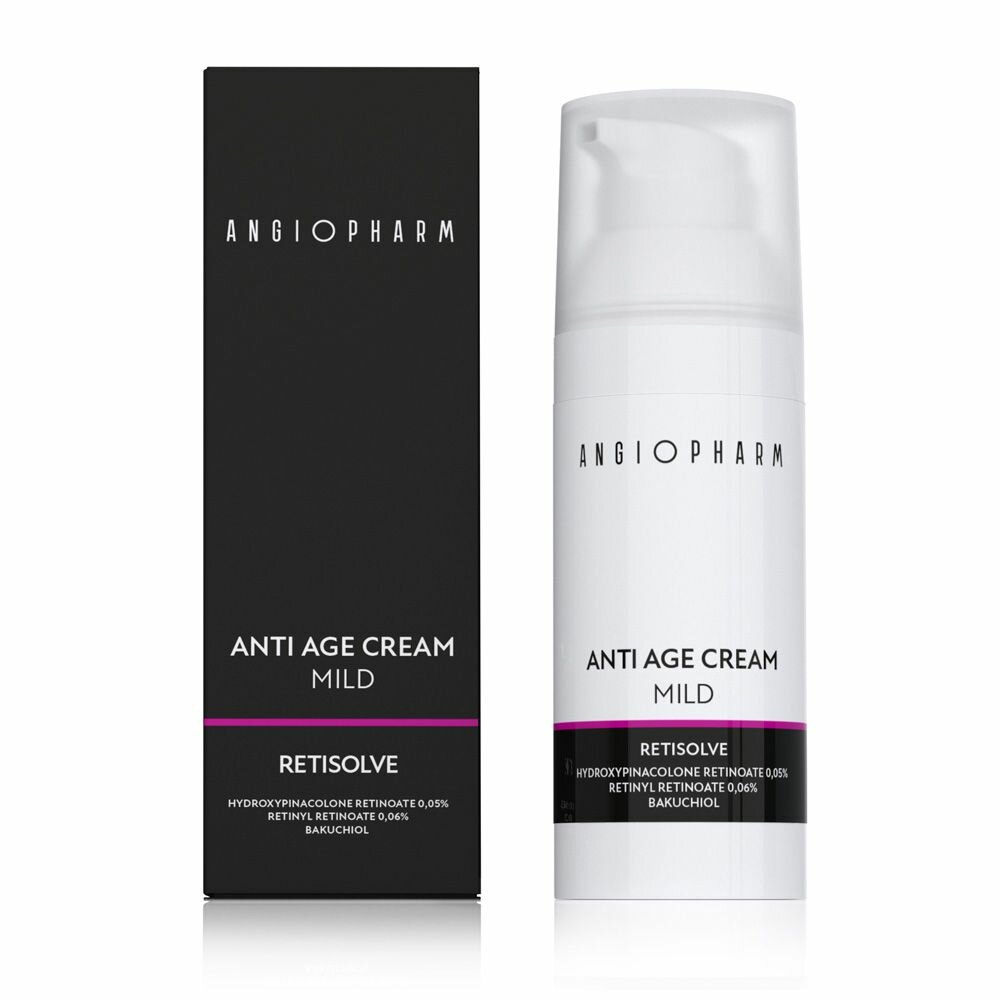 Омолаживающий крем с ретиноидами Angiopharm Anti Age Cream Mild
