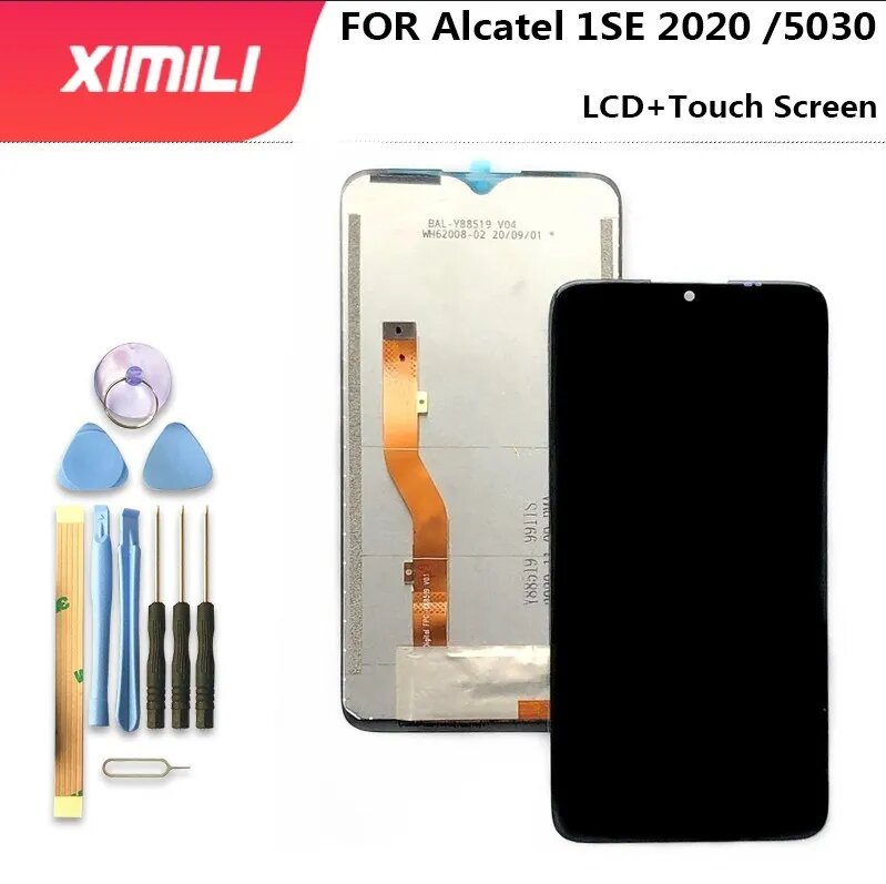 ЖК-дисплей 6,22 дюйма для Alcatel 1 SE 1SE 2020, ЖК-дисплей для Alcatel OT5030 5030 5030U 5030D 5030F, сенсорный экран с цифровым преобразователем TCL 5030, ЖК-датчик
