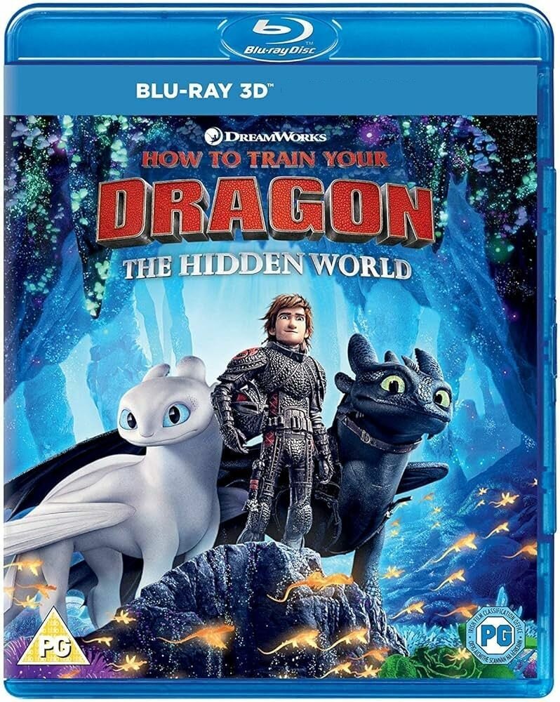 3D Как приручить дракона 3 (2019) Blu-ray 50Gb (блю рей)