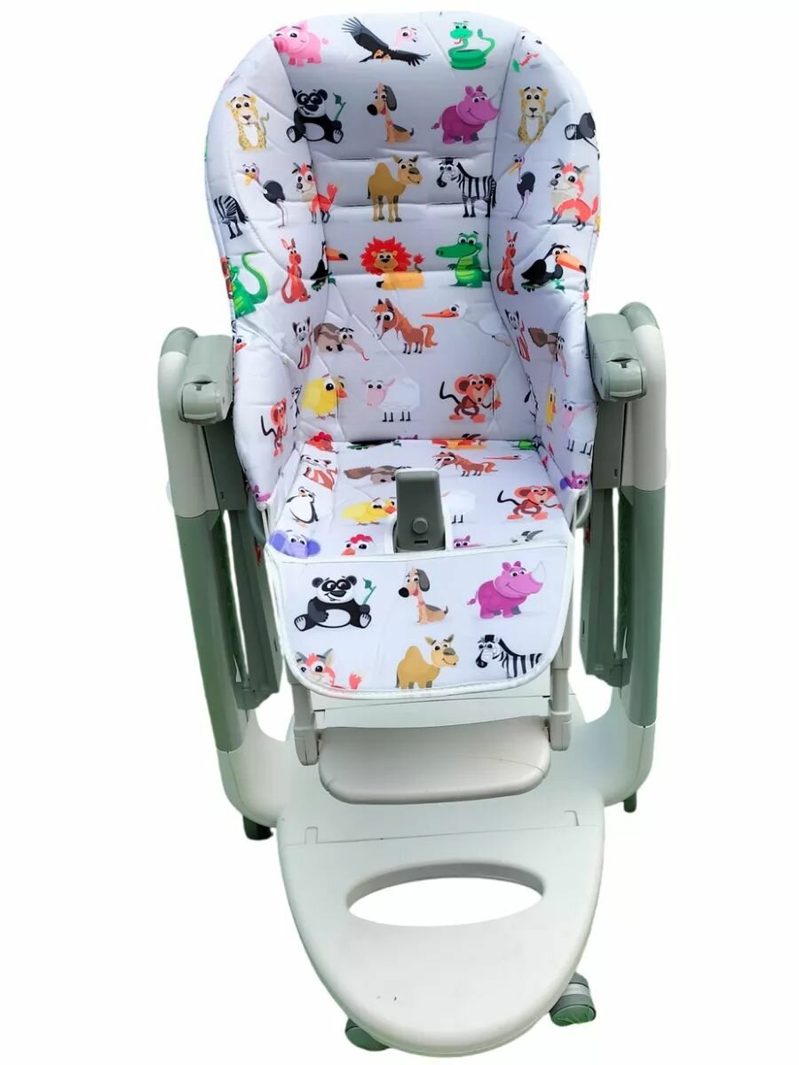 Чехол вкладыш накидка на стульчик для кормления Peg- Pеrego тканевый непромокаемый