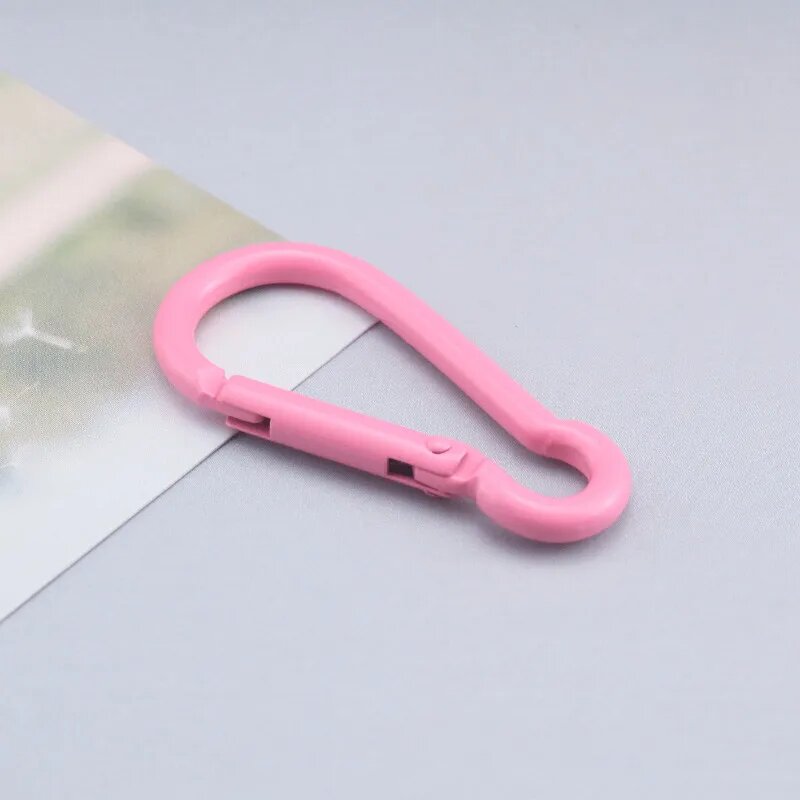Металлические карабины 5-20 шт Розовый, 4.7cm 10PCS-LOT, Pink