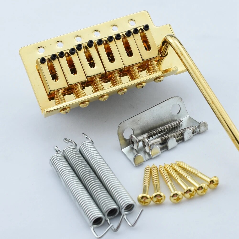 Набор для электрогитары система тремоло Bridge - золотистый guitarfamily 8104