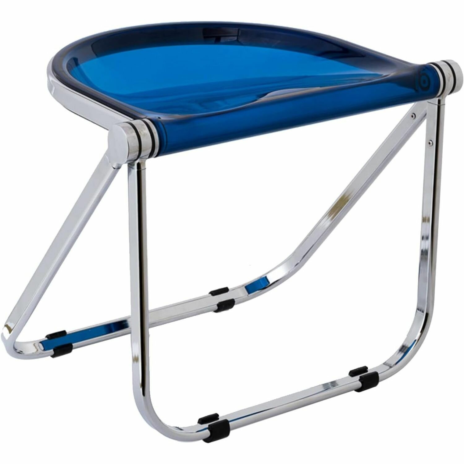 Бытовой прозрачный складной стул