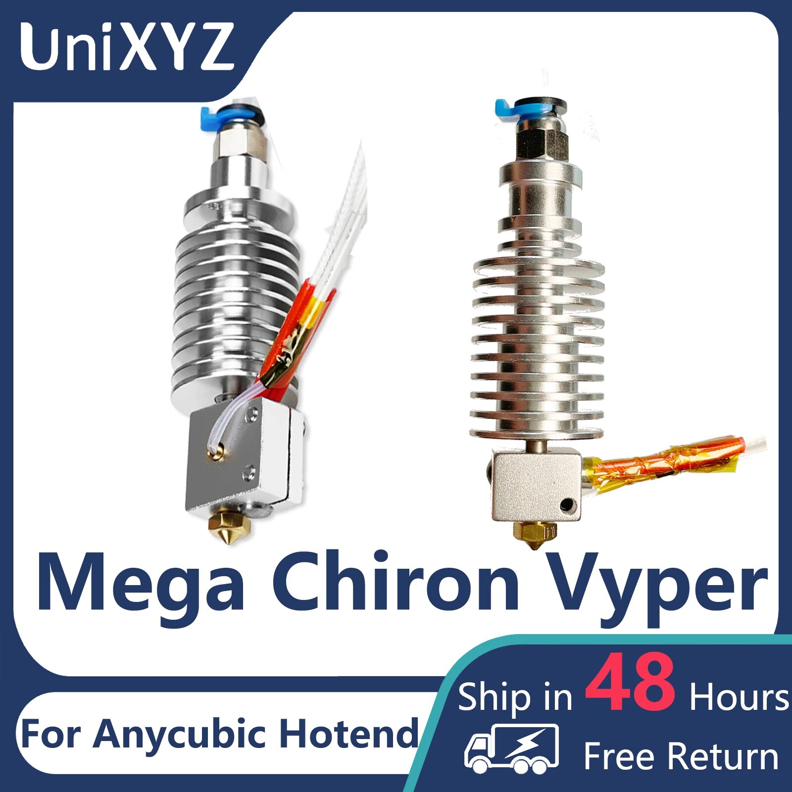 Горячий конец UniXYZ I3 Mega S V5 для 3D-принтеров Anycubic — фото 1