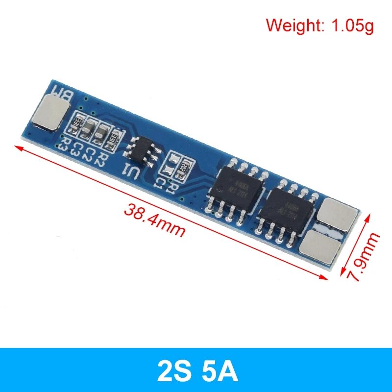 Плата защиты аккумулятора 2S 5A