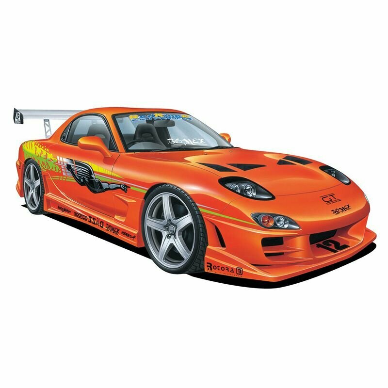 Сборная модель Машинка Aoshima-06399 1/24 Mazda BOMEX FD3S RX-7 1999 car model kit