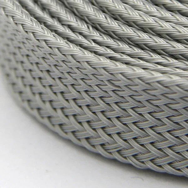 ПЭТ кабель sleeve 2/10 м черный 8mm, Серый, 2 meters