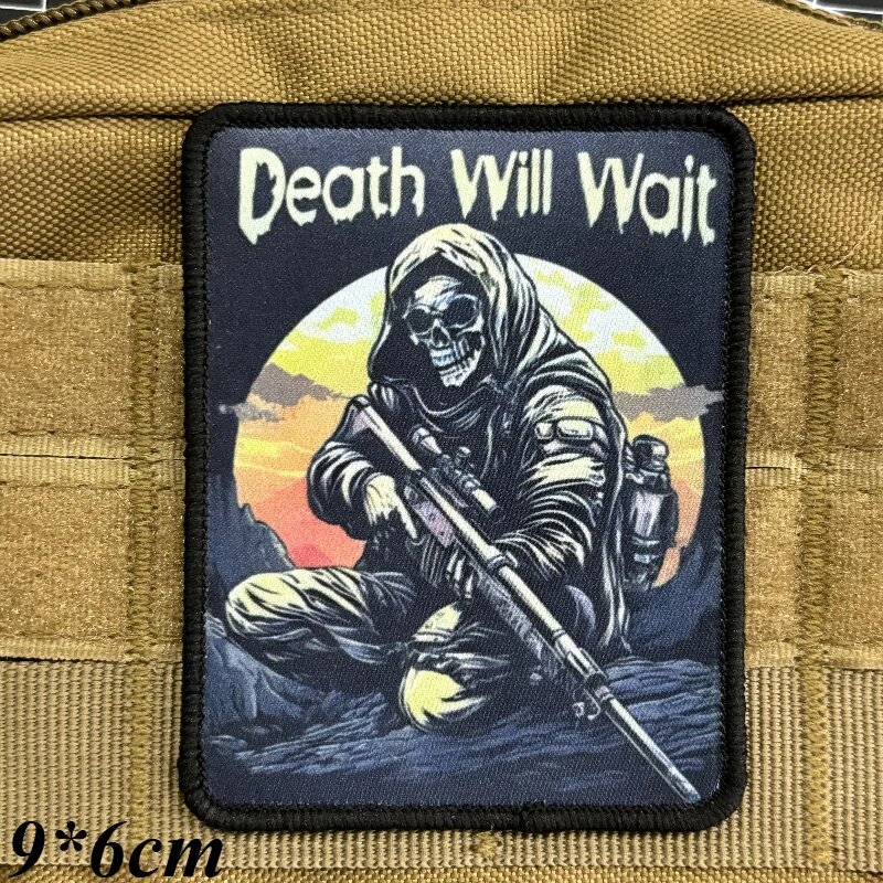 Тактический патч "Death Will Wait", цвет DZ015