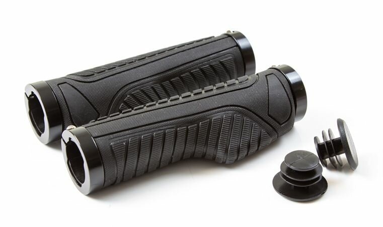 Эргономичные грипсы для велосипеда Clarks CE312. Цвет: Черный