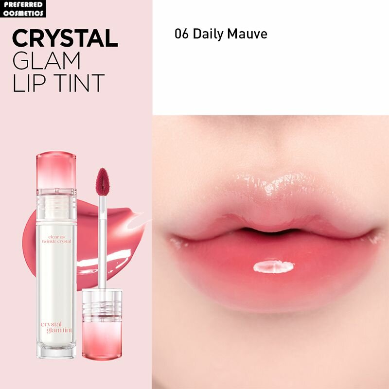 CLIO Crystal Glam Tint Тинт для губ - 06 Daily Mauve