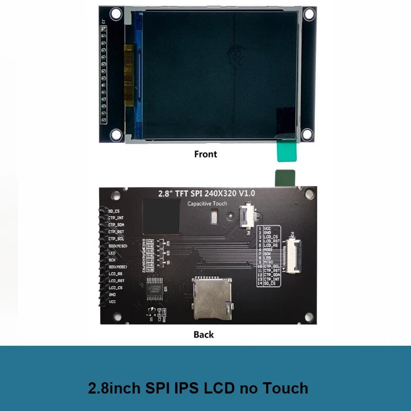 2,8-дюймовый IPS ЖК-модуль 320x240 для ESP32