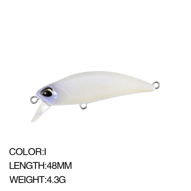 Жесткий воблер Spearhead 48HS 4.8см 4.3г для форели и окуня Белый, I