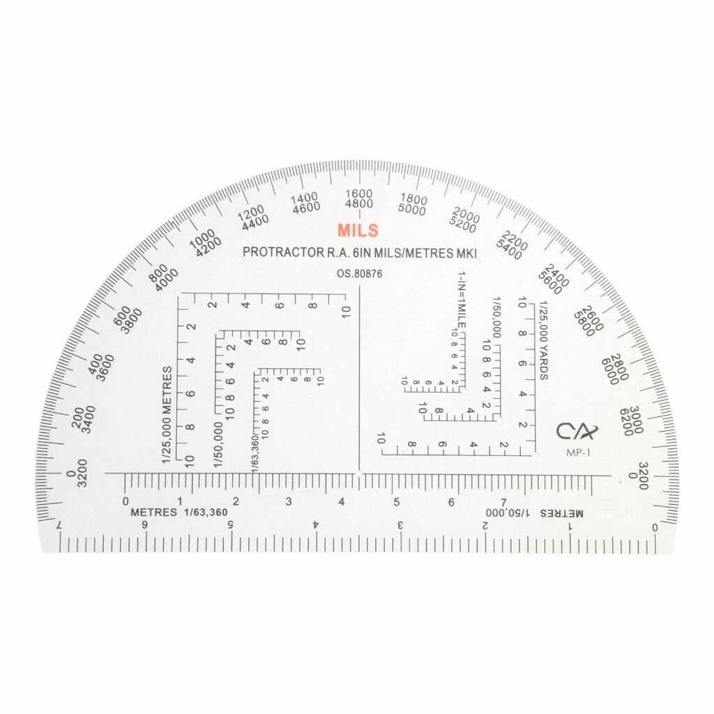 Линейка для чтения координатных сеток
