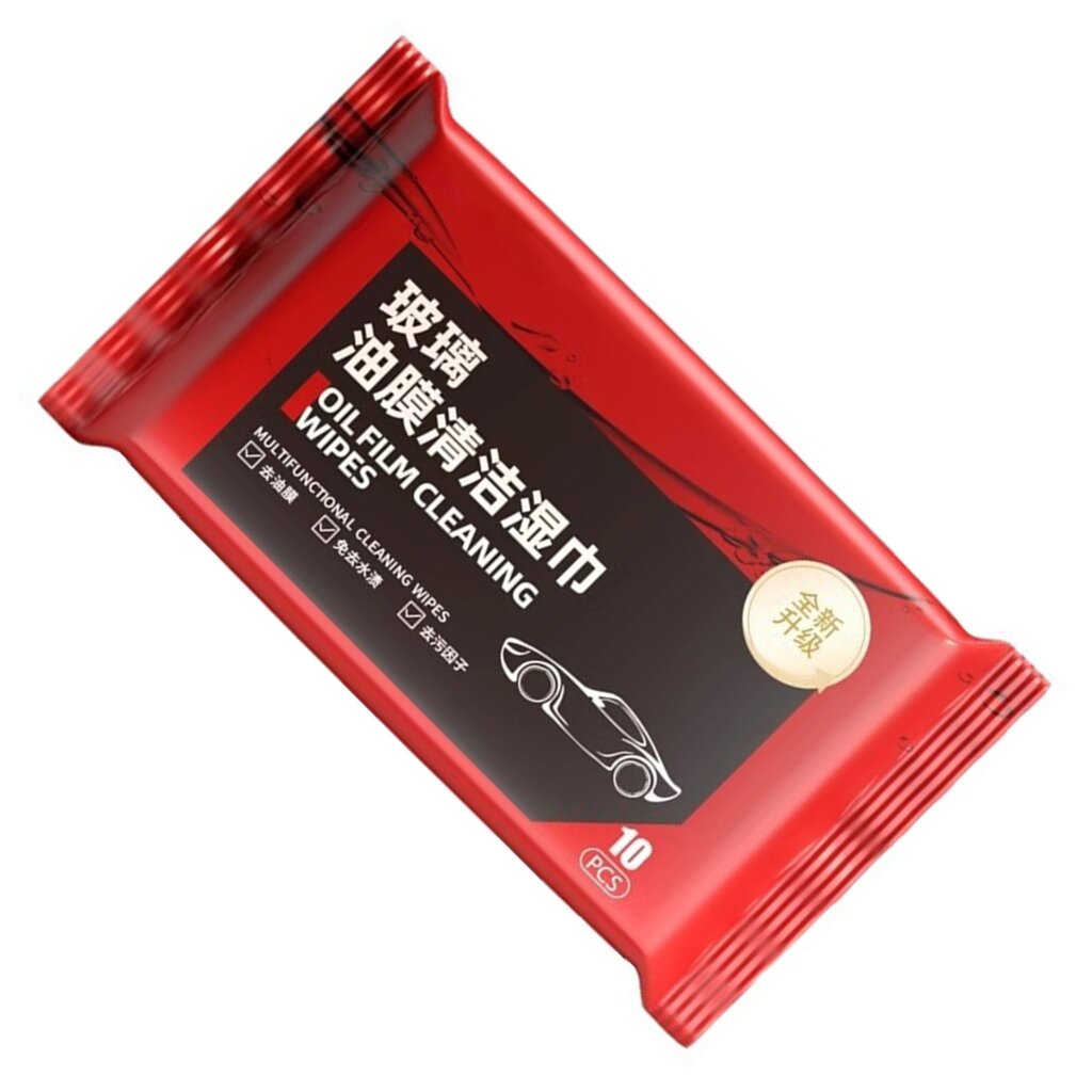 Удобные салфетки для удаления масляной пленки со стекла Салфетки для чистки автостекол, освобождающие стекло от полос, салфетки для удобной переноски в автомобиле