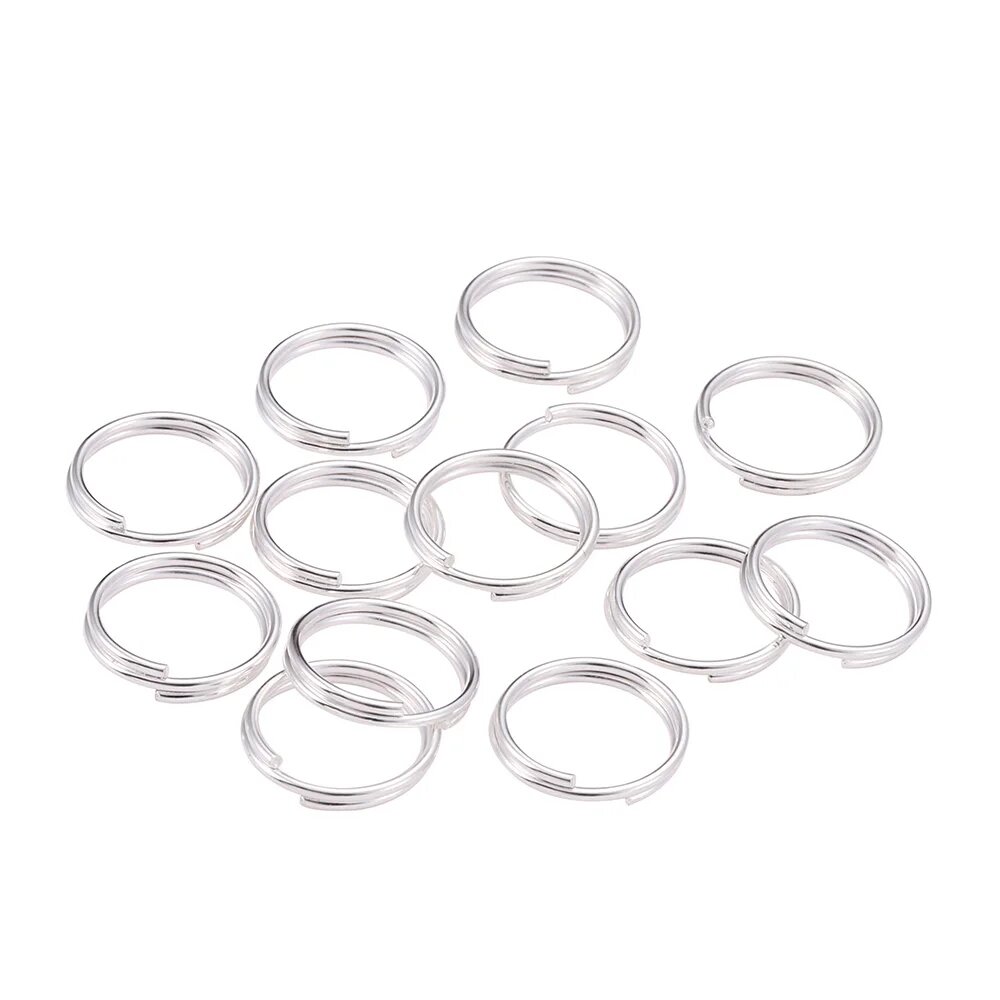 Кольца-скобы Silver 10mm x 200Pcs