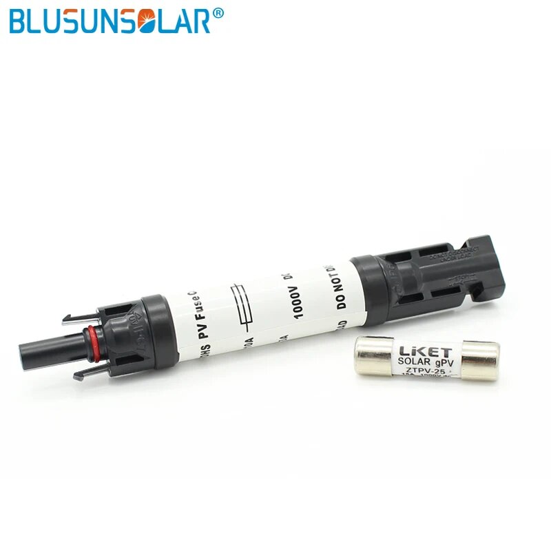 BLUSUNSOLAR Солнечный предохранительный держатель Solar In-line Fuse Connector 10A/15A/20A/25A/30A 10A fuse